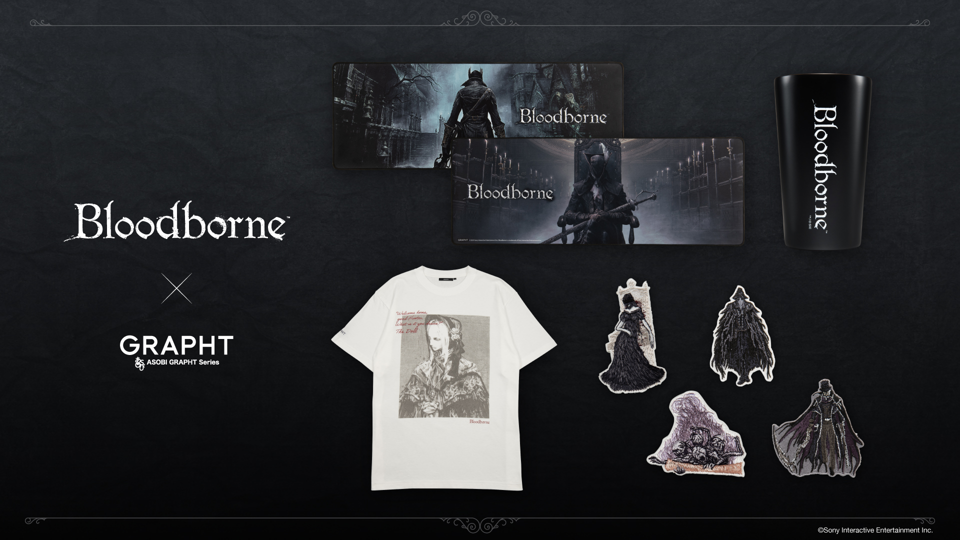 「Bloodborne」発売10周年にあわせて『ASOBI GRAPHT』から新作アイテムがラインアップ ～3月26日（水）から東京ソラマチ® ...
