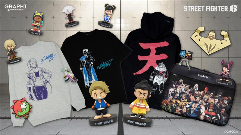 【TGS2025/GRAPHT】『ストリートファイター6×GRAPHT』モニターマスコットやアパレルが新登場 物販ブースにて先行販売 ...